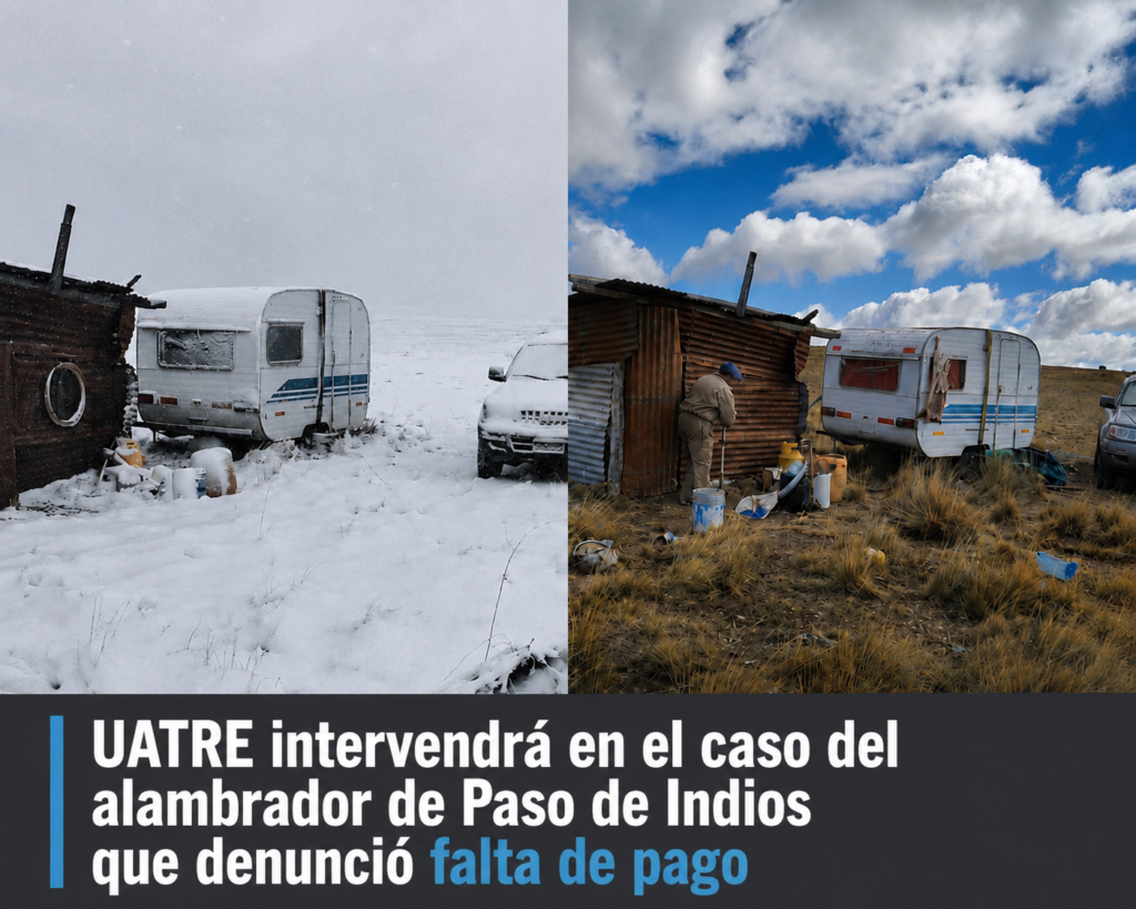 UATRE intervendrá en el caso del alambrador de Paso de Indios que ...